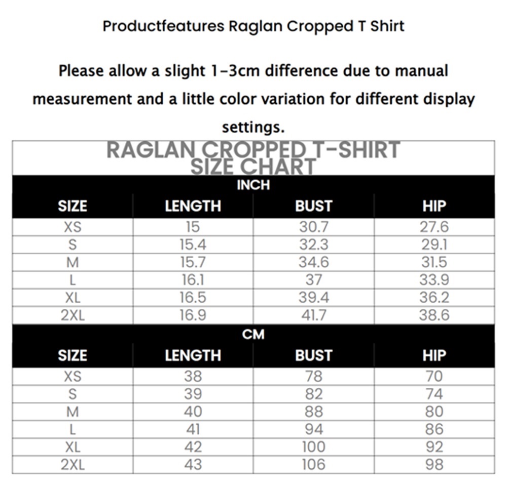 Kugisaki Nobara Jujutsu Kaisen Raglan Cropped T-Shirt Anime - Kelvinmart