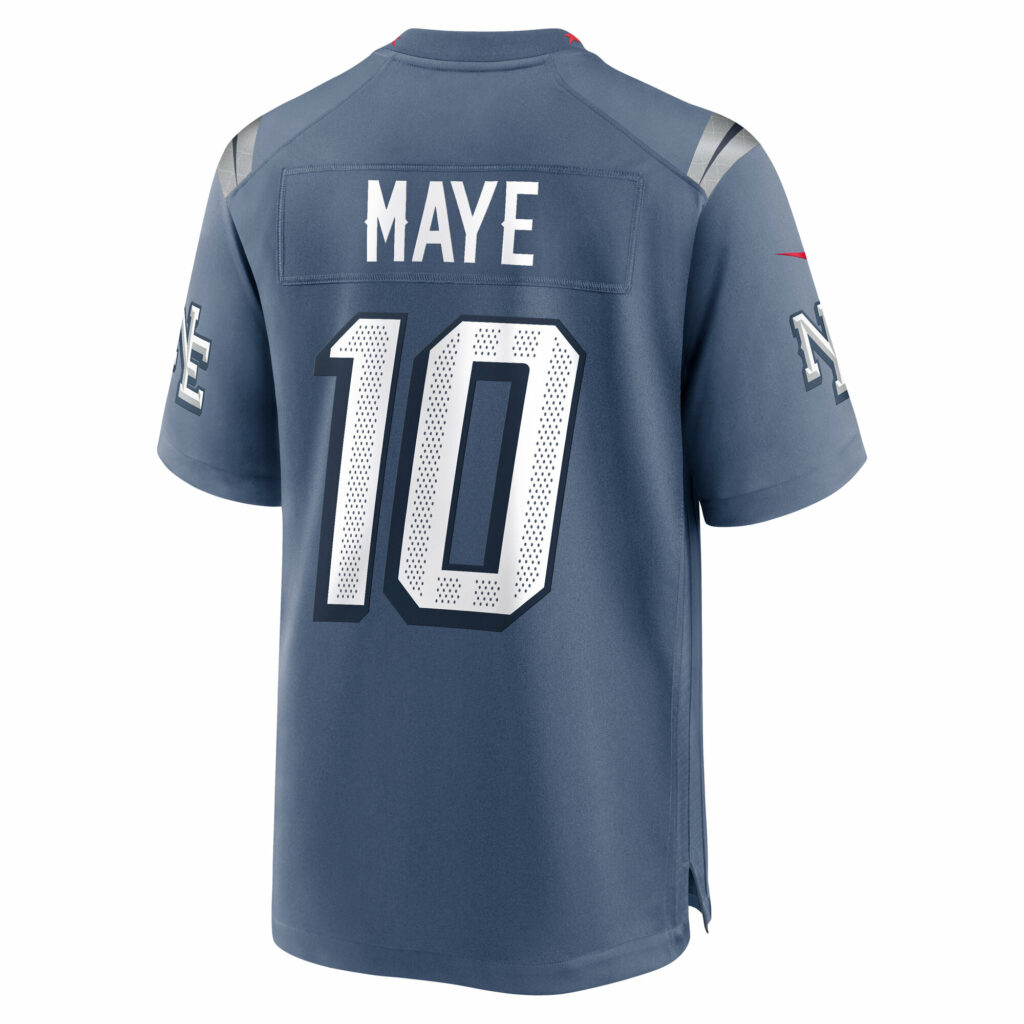 Drake Maye New England Patriots Nike 2025 Rivalries Collection Game ...