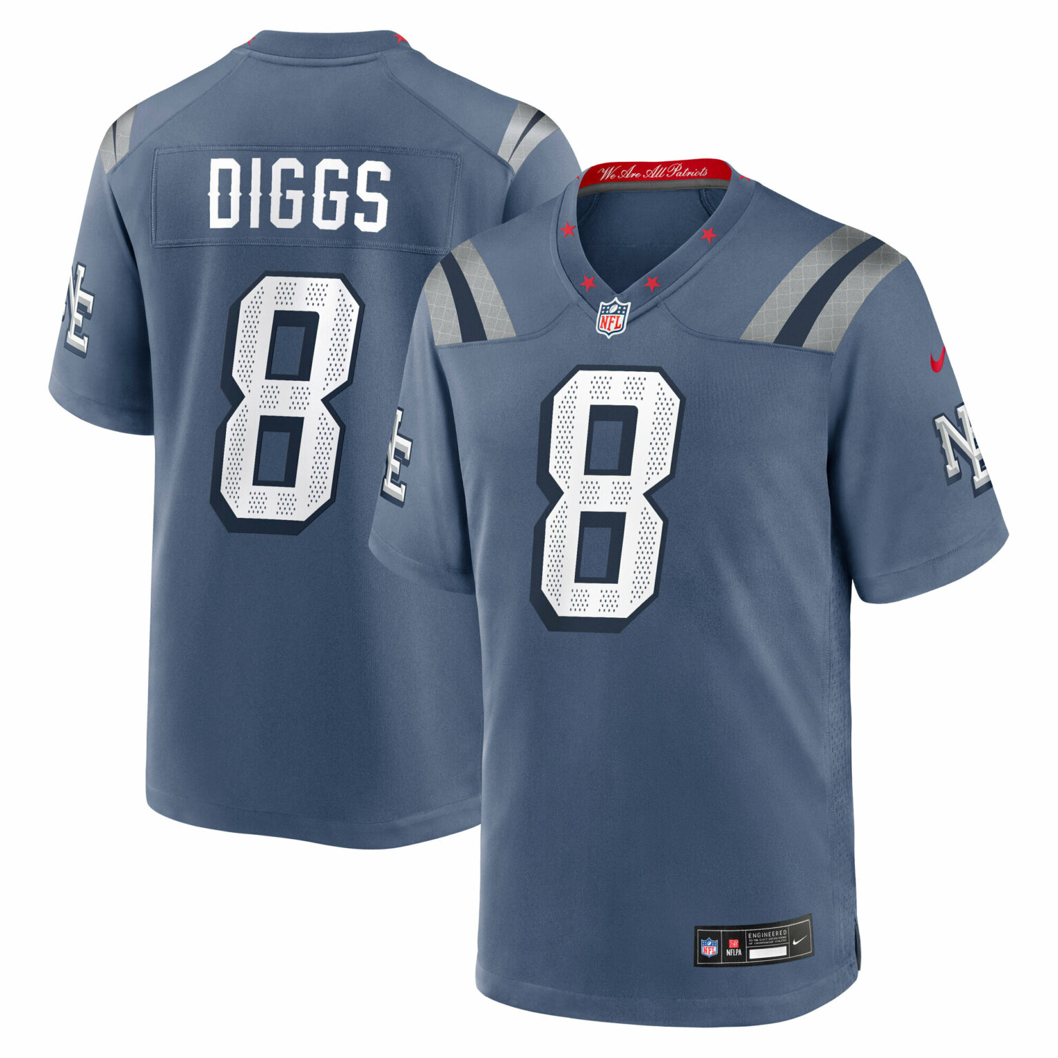 Stefon Diggs New England Patriots Nike 2025 Rivalries Collection Game ...